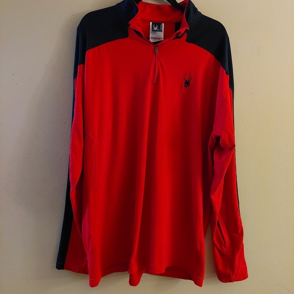 Spyder | Shirts | Spyder Reflective Active Wear Lightweight Pullover ...